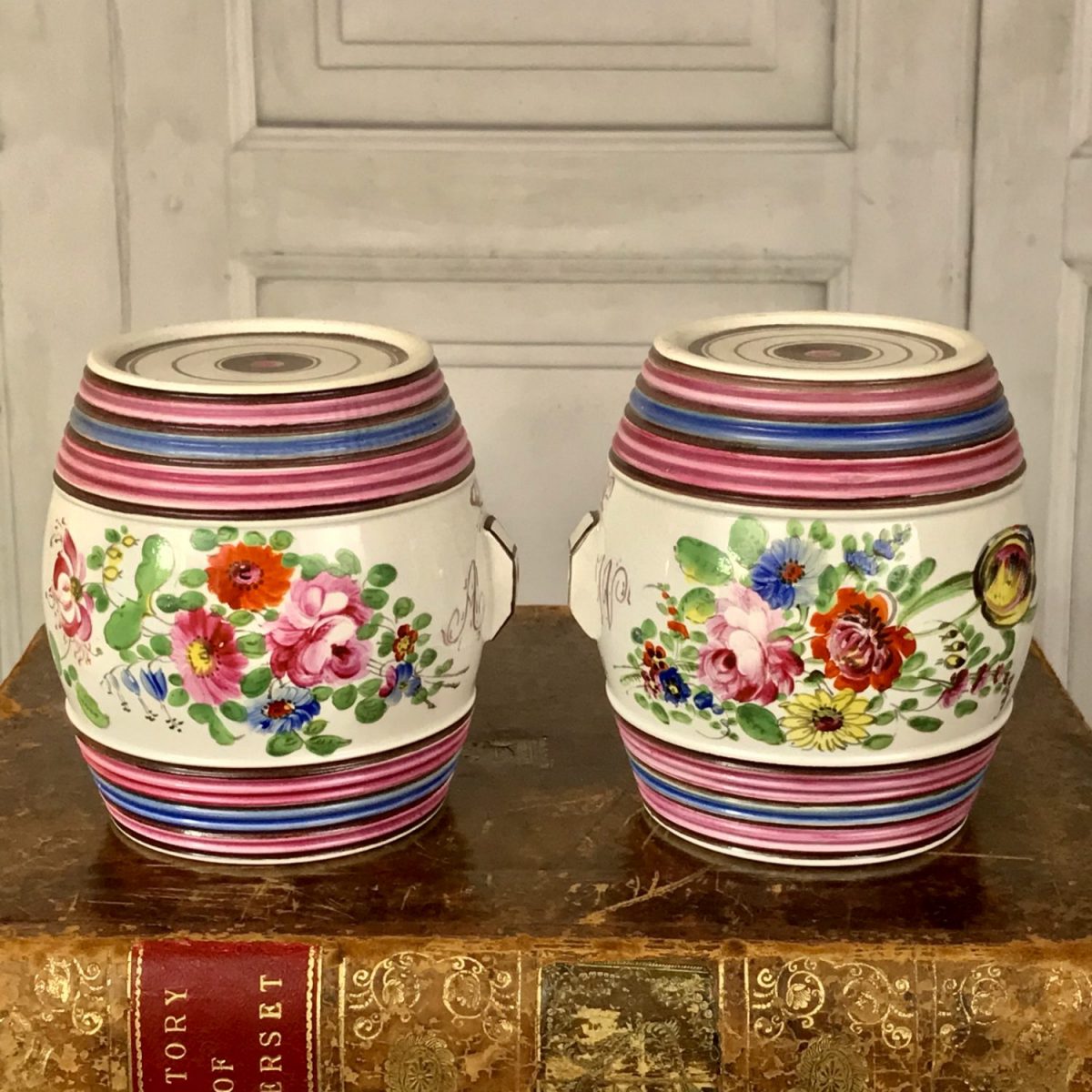 Pair of Bristol Pottery Spirit Barrels, Dated 1842. – Andrew Dando ...