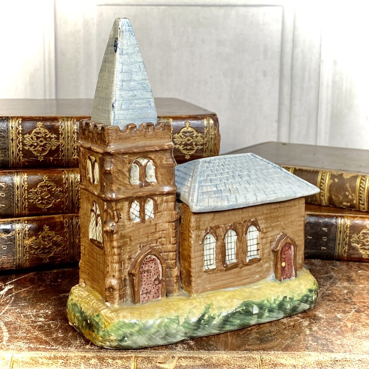 Unusual Early Staffordshire Pottery Church – Andrew Dando – Antique ...