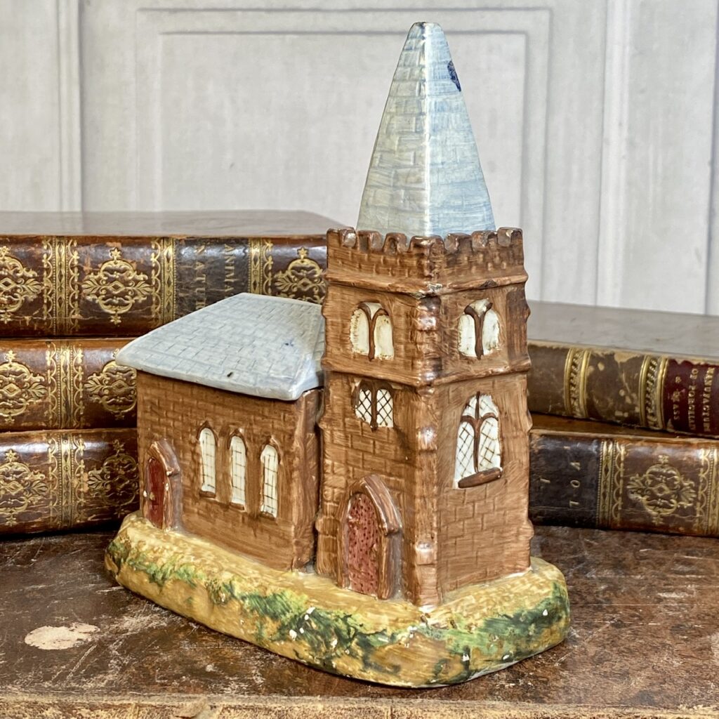Unusual Early Staffordshire Pottery Church – Andrew Dando – Antique ...