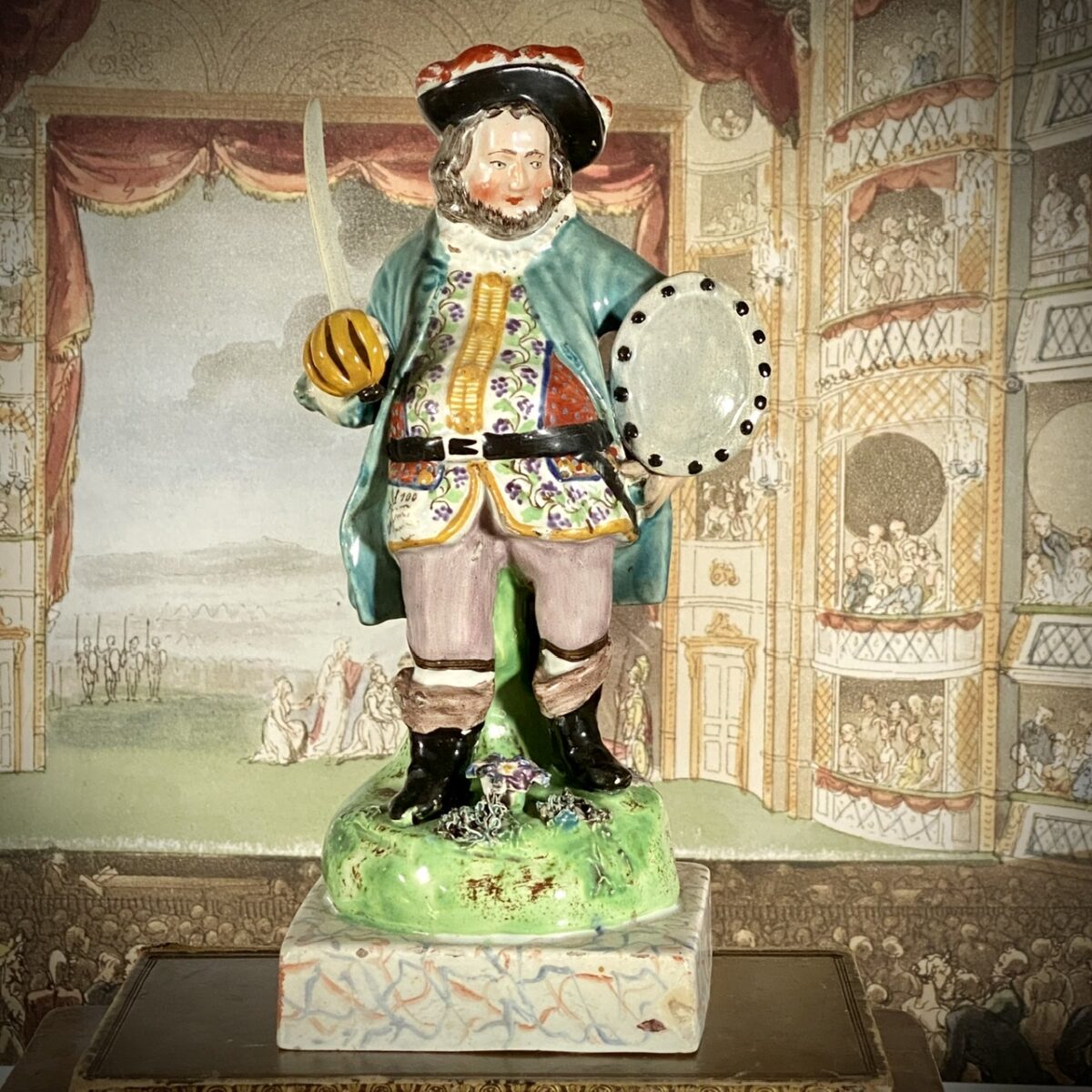 Early Staffordshire Pottery Figure of Falstaff. – Andrew Dando ...