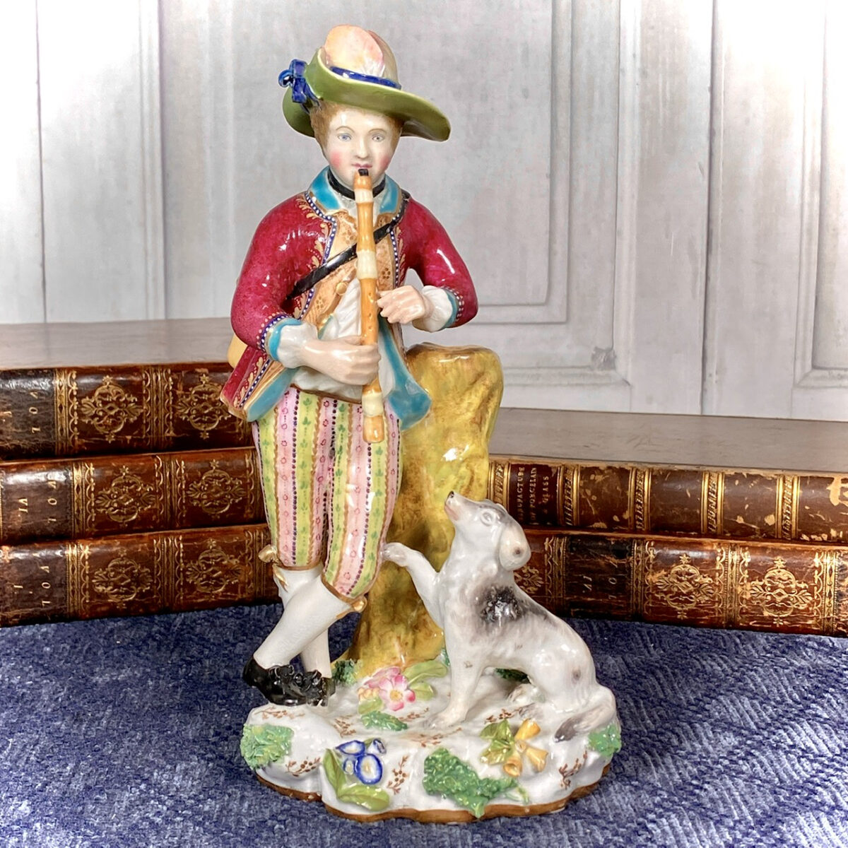 Fine Minton Figure of a Shepherd Piper. – Andrew Dando – Antique ...