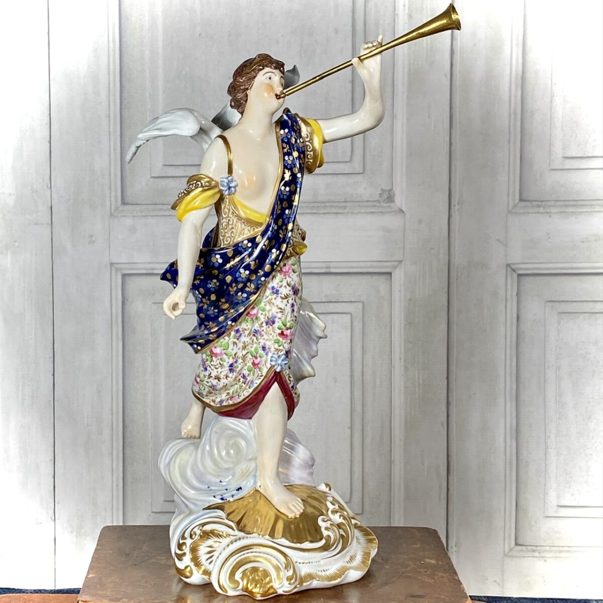 Large Derby Porcelain Figure of Fame . – Andrew Dando – Antique Pottery ...