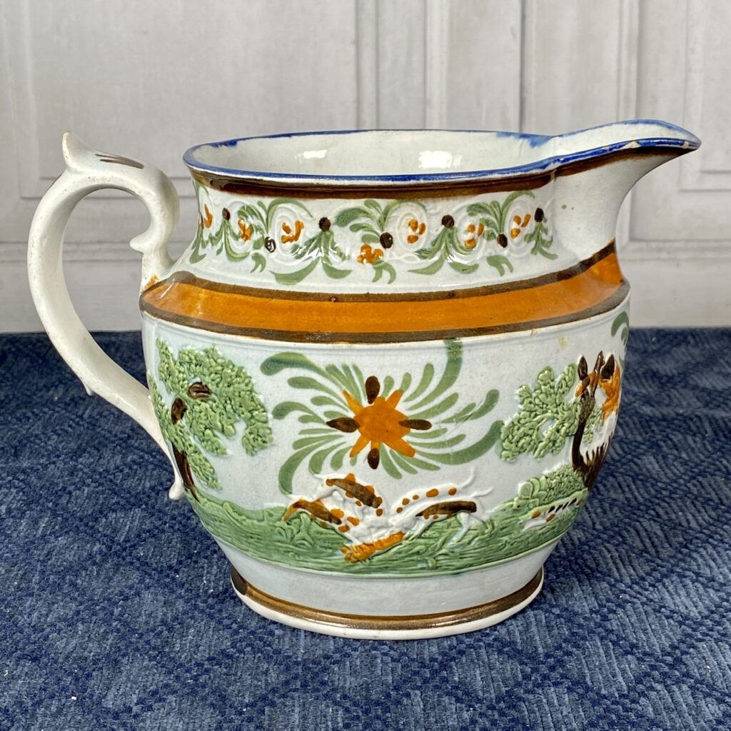 Antique Pratt Ware Jug with Fox Hunting Scene – Andrew Dando – Antique ...