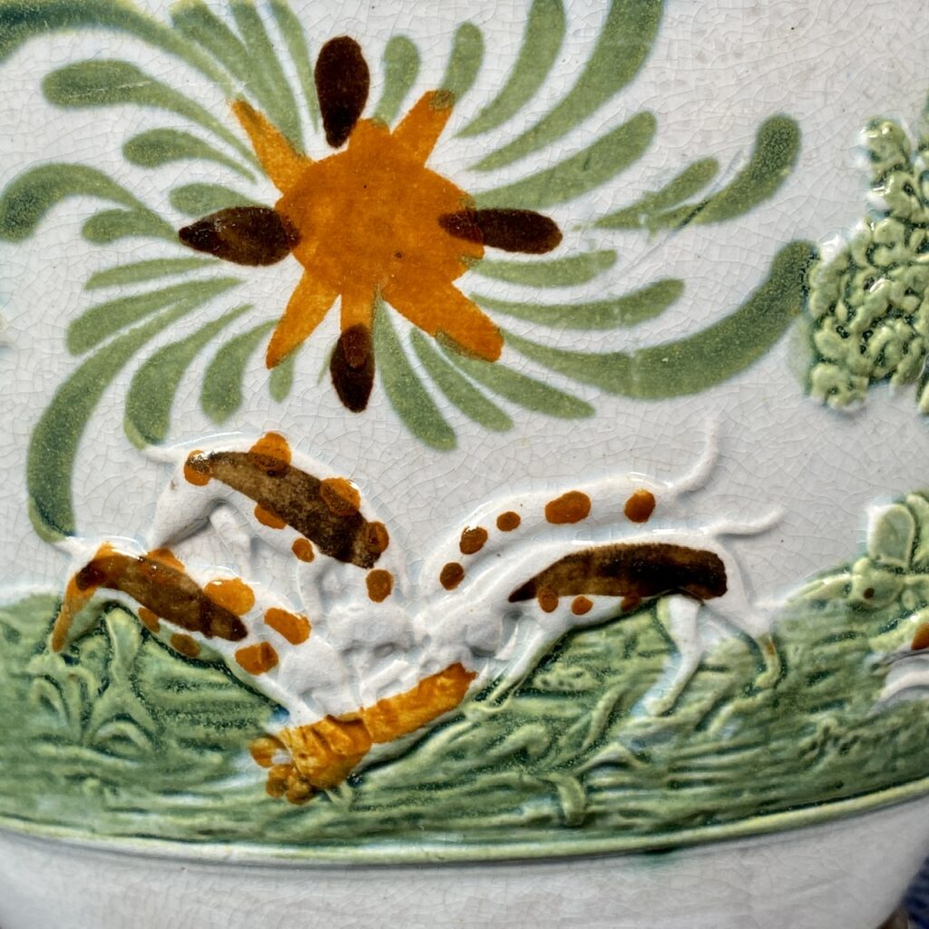 Early Staffordshire Pottery Jug with Fox Hunting Scene – Andrew Dando ...