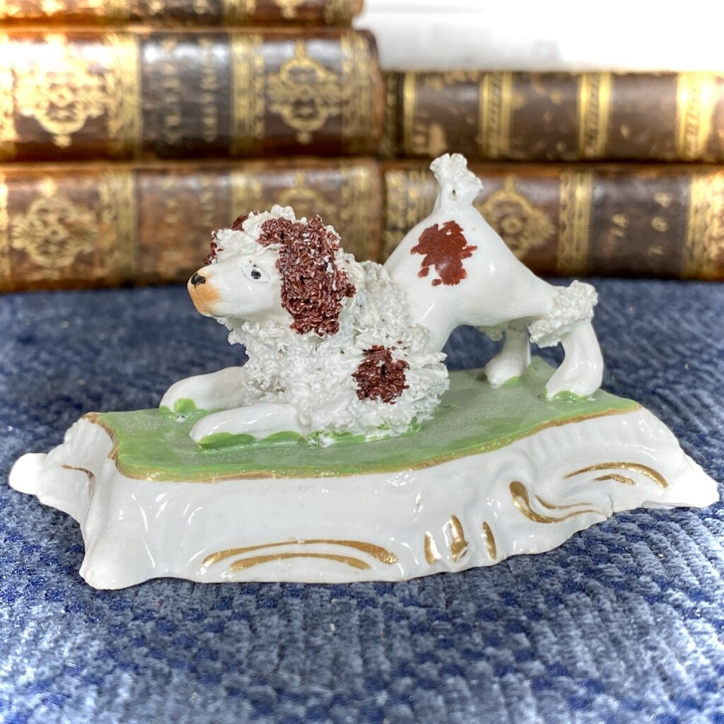 Staffordshire Porcelain Bi-coloured Poodle – Andrew Dando – Antique ...