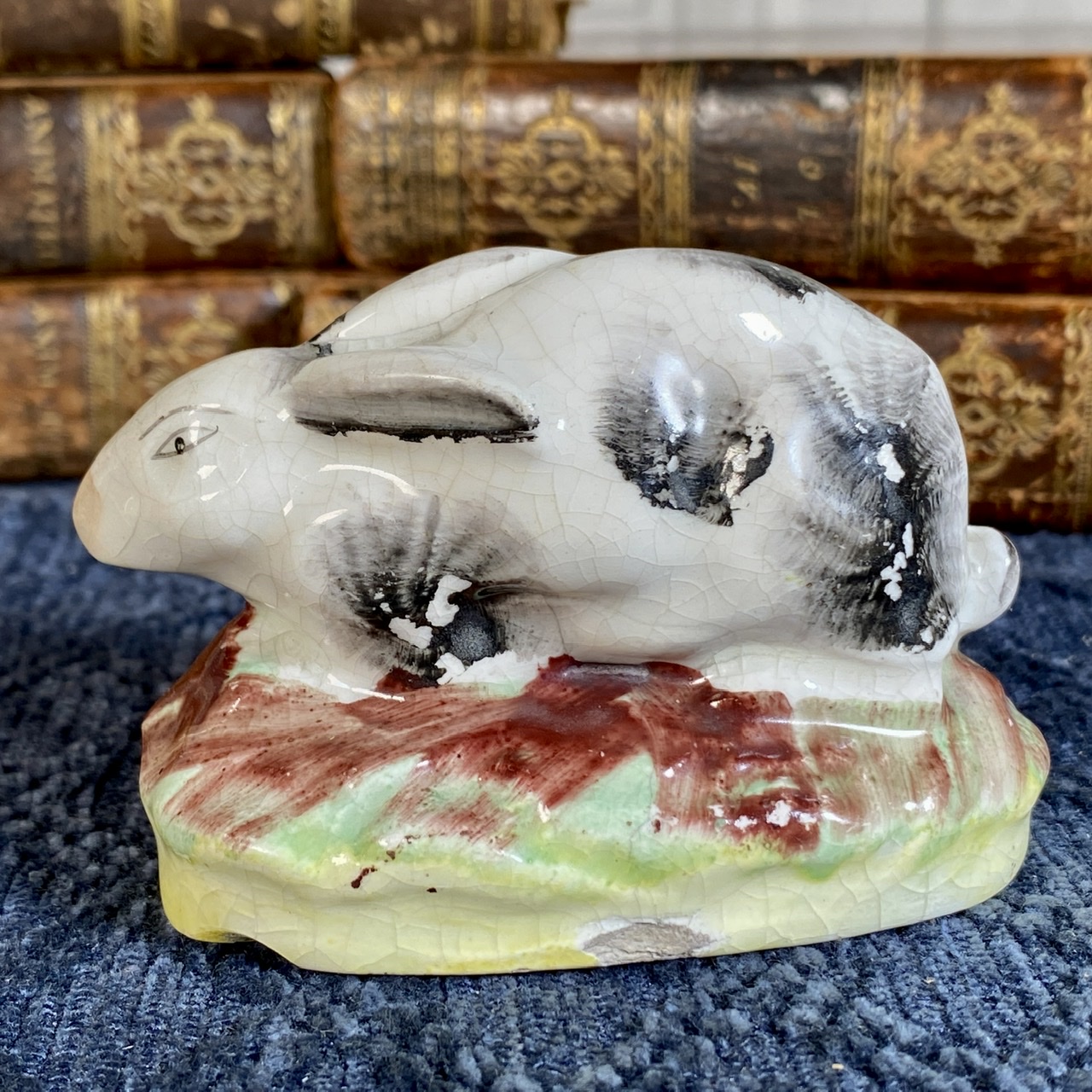 Staffordshire Miniature Rabbit – Andrew Dando – Antique Pottery ...