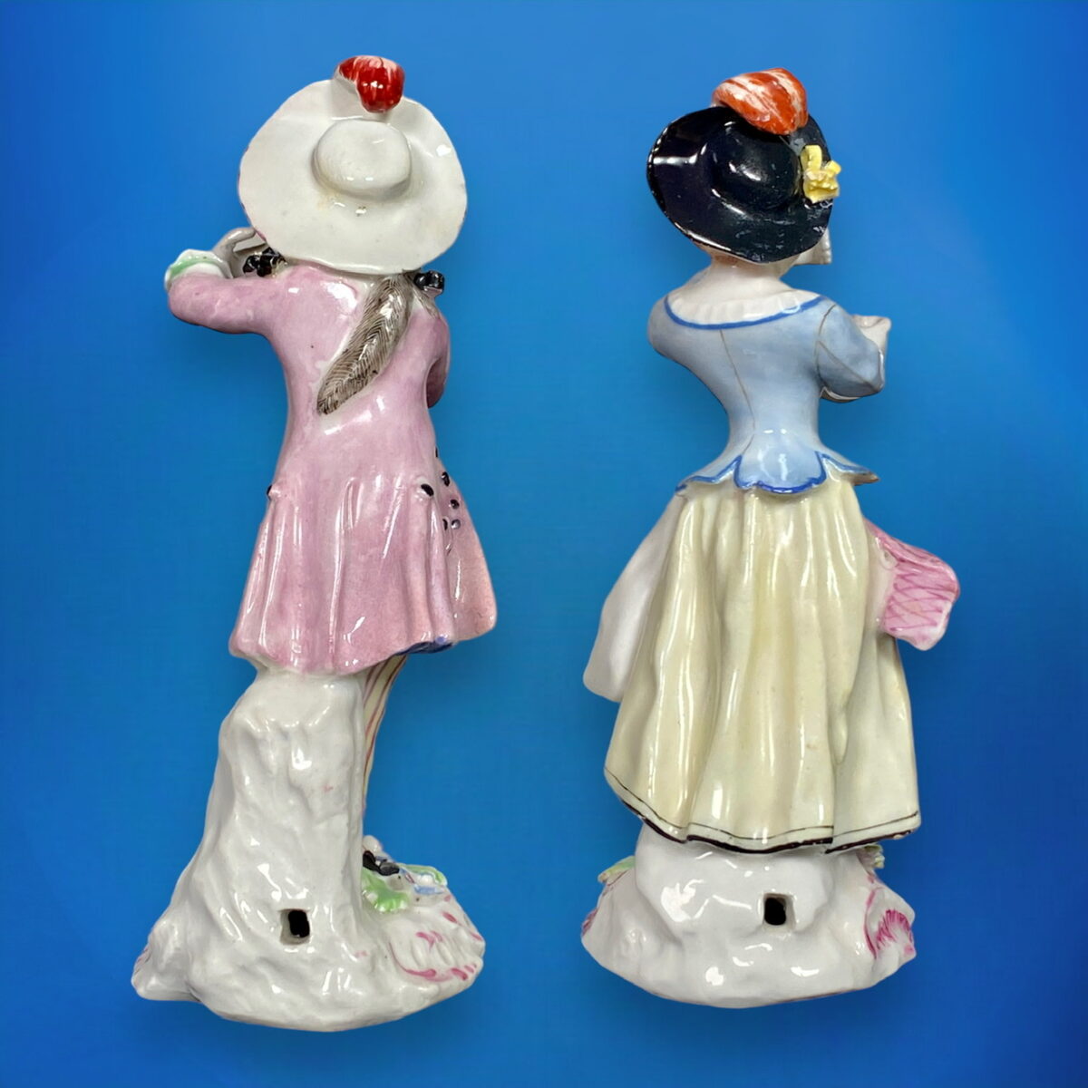 Pair of C18th Bow Figures – New Dancers – Andrew Dando – Antique ...