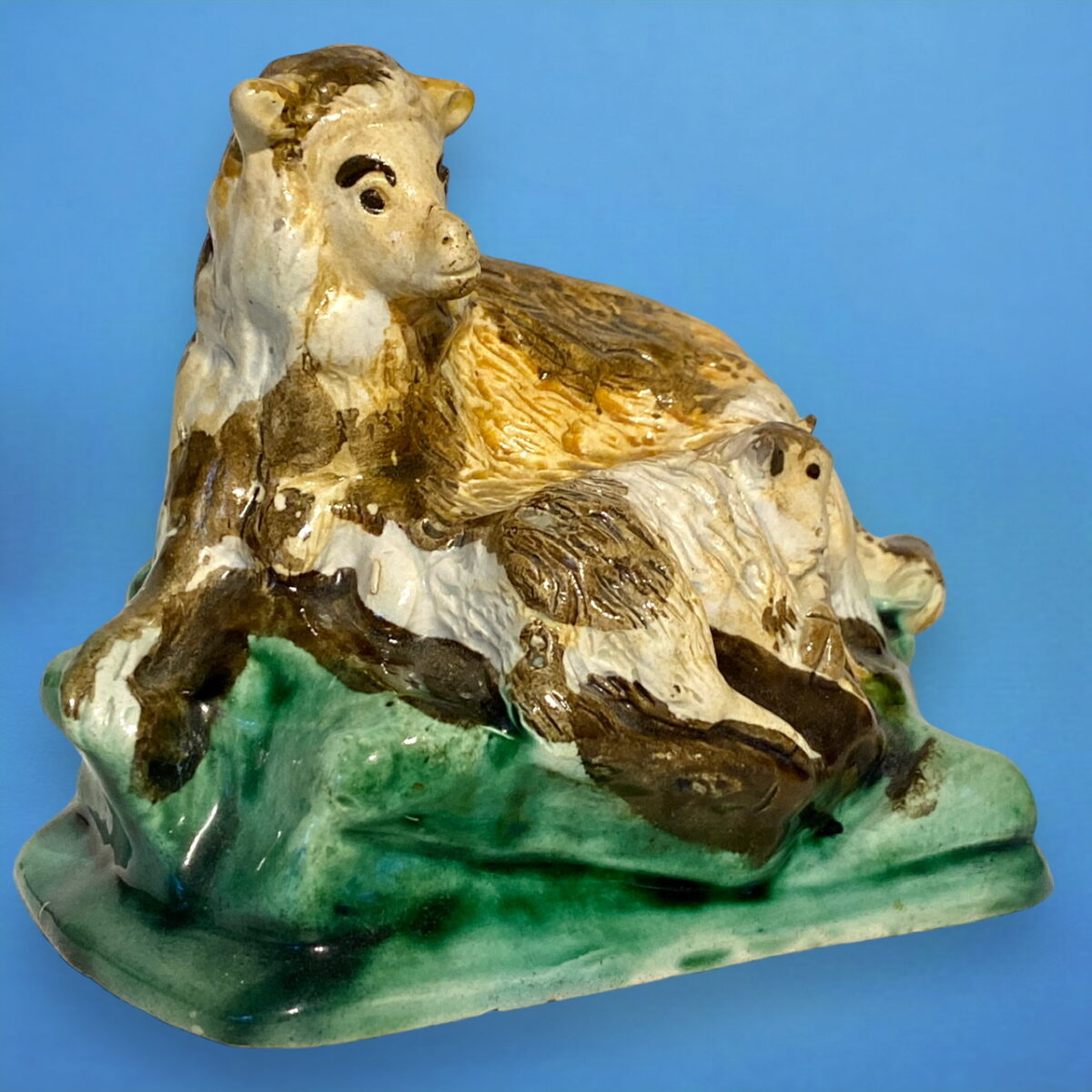 Early Staffordshire Pottery Ewe & Lamb. – Andrew Dando – Antique ...