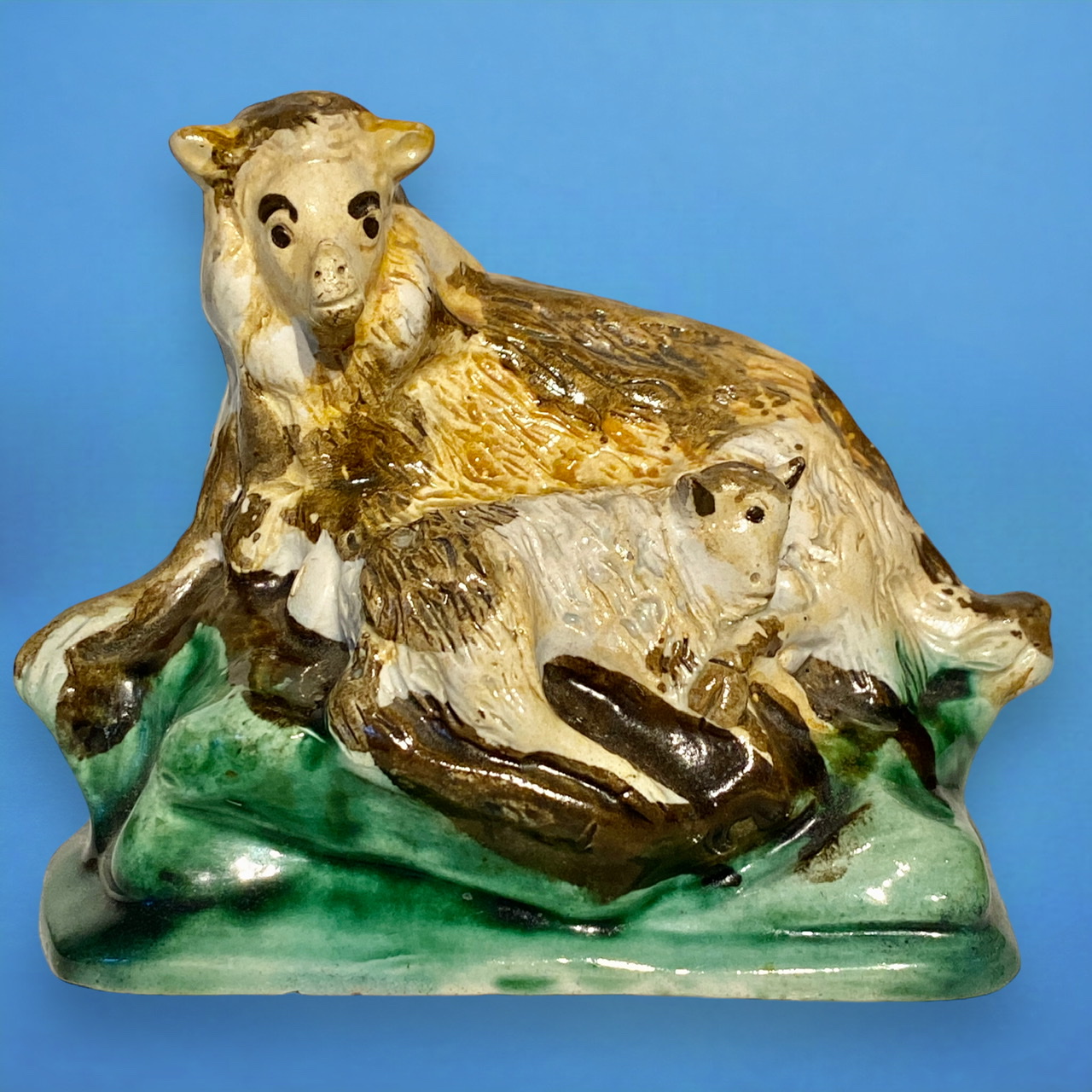 Early Staffordshire Pottery Ewe & Lamb. – Andrew Dando – Antique ...