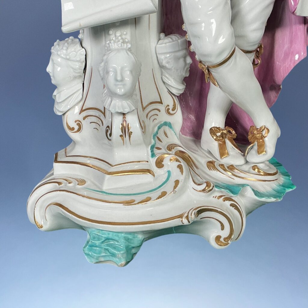 C18th Derby Porcelain Large Figure of William Shakespeare. – Andrew ...