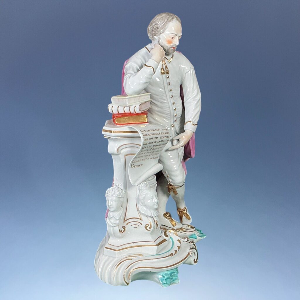 C18th Derby Porcelain Large Figure of William Shakespeare. – Andrew ...